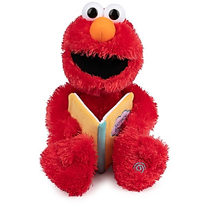 GUND Sesame Sesame Street Official Nursery Rhyme Elmo Animated Muppet Plush, Premium Plush Sensory Toy for Ages 18 Months & Up, Red, 15”