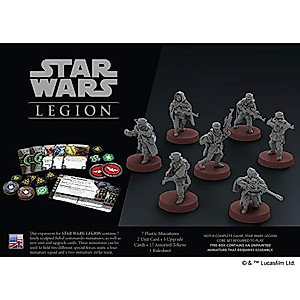 Star Wars: Legion Rebel Commandos UNIT EXPANSION - Unleash Elite Rebel Strike Teams! Tabletop Miniatures Strategy Game for Kids & Adults, Ages 14+, 2 Players, 3 Hr Playtime, Made by Atomic Mass Games