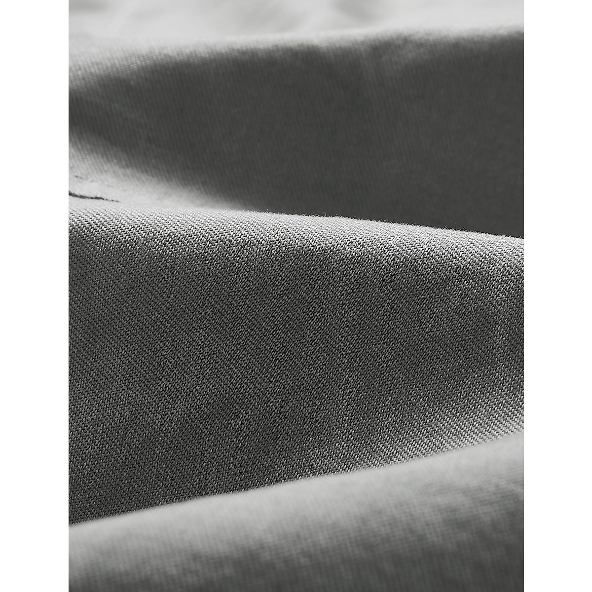 ELETOP Men's Cargo Shorts Casual Cotton Elastic Waist Work Shorts Drawstring Big Tall Classic Stretch Shorts A901 Silver Grey 4XL