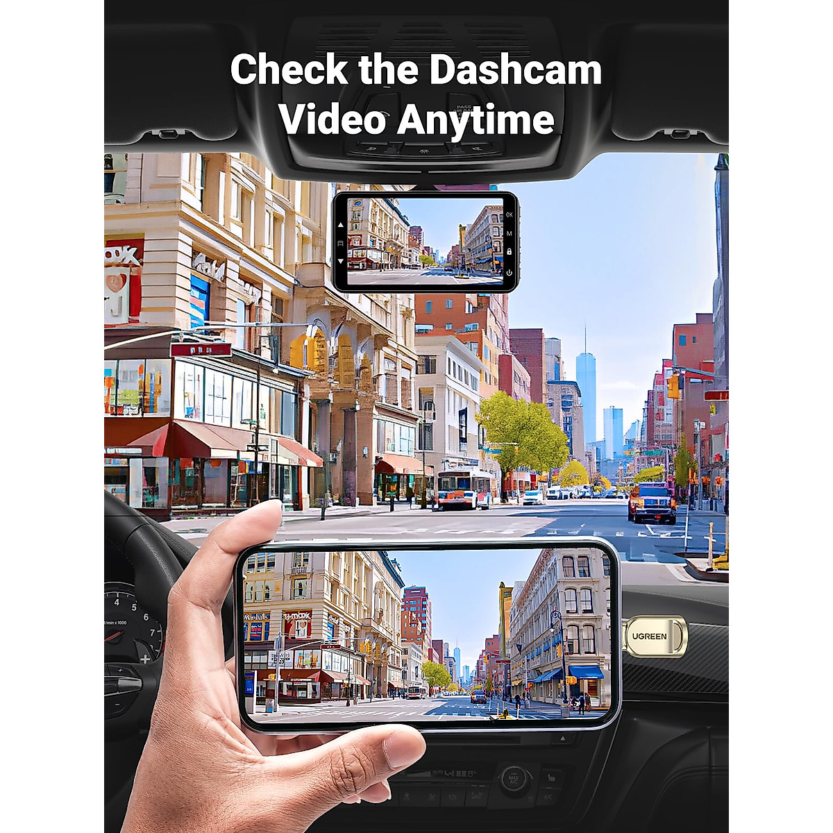 UGREEN USB C Micro SD Card Reader, Type C to Micro SD Card Adapter with Zinc Alloy External, Portable SD Card Reader USB C for TF Micro SDHC SDXC, Compatible with Samsung/Mac/iPad Pro/iPhone 15