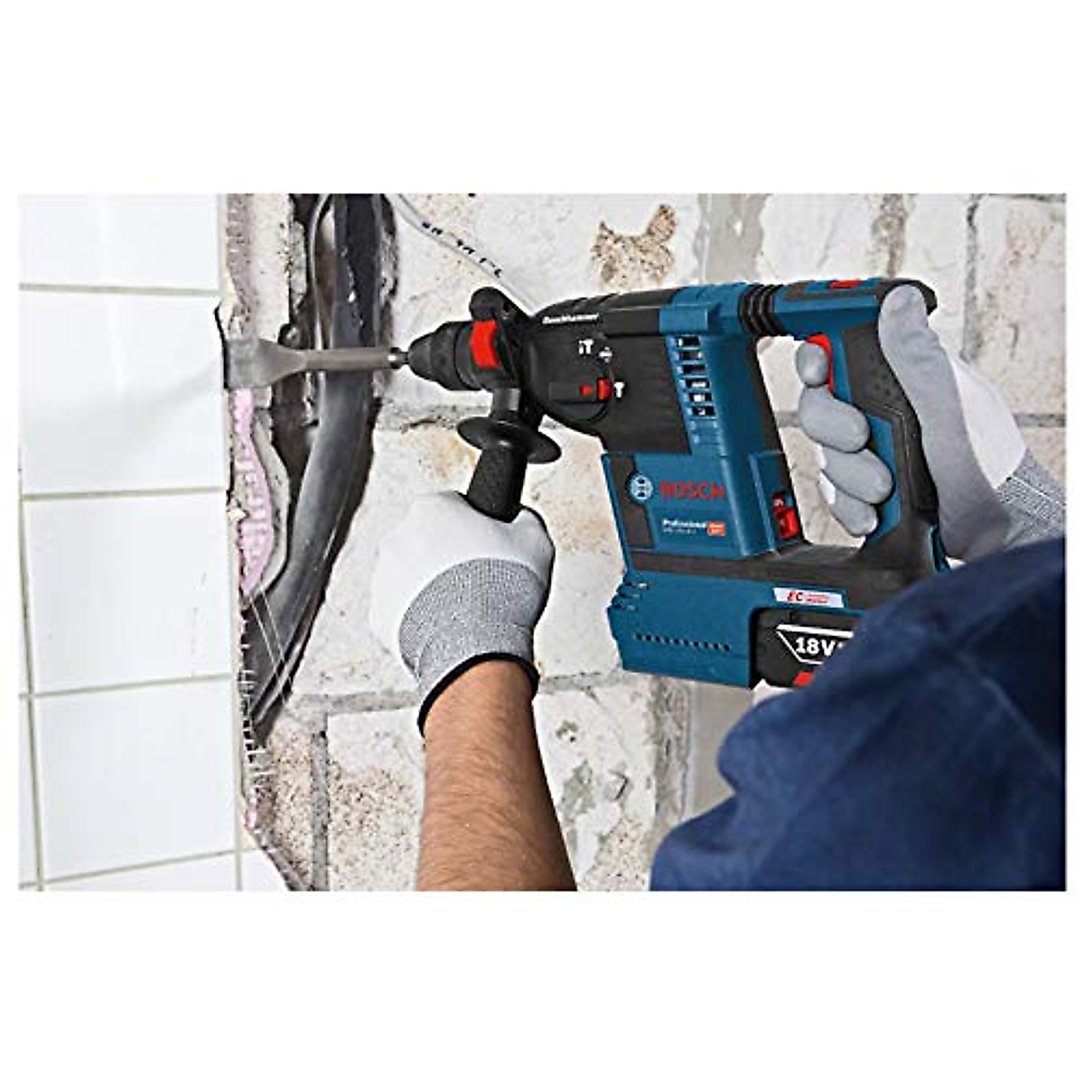 Bosch Professional Gbh 18 V-26 F Cordless Rotary Hammer Drill (Without Battery And Charger) - Carton