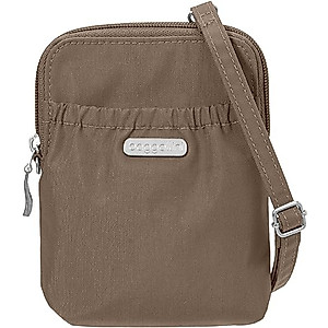 Baggallini womens Bryant Pouch With Rfid Handbags, Portobello, One Size US