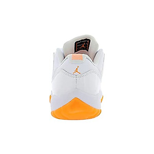 Nike Women's Air Jordan 11 Low WMNS Bright Citrus, White/Bright Citrus, 9W
