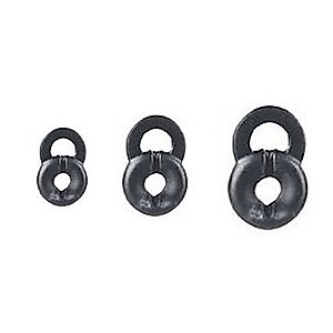 Zotech 3 Piece S/M/L Black Ear Gel for Jawbone ERA Bluetooth Headset