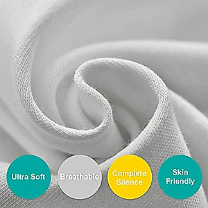 100% Organic Cotton Pack N Play Sheets, 2 Pack Portable Playard / Mini Crib Mattress Sheets, Ultra Soft, Grey & Navy, Pre-Shrink