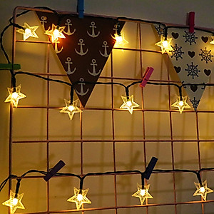 Winboom 100 Led 39.4FT Solar Christmas Lights Outdoor Waterproof 8 Modes Star Solar String Lights,Solar Powered Fairy Light for Outside Garden Tree