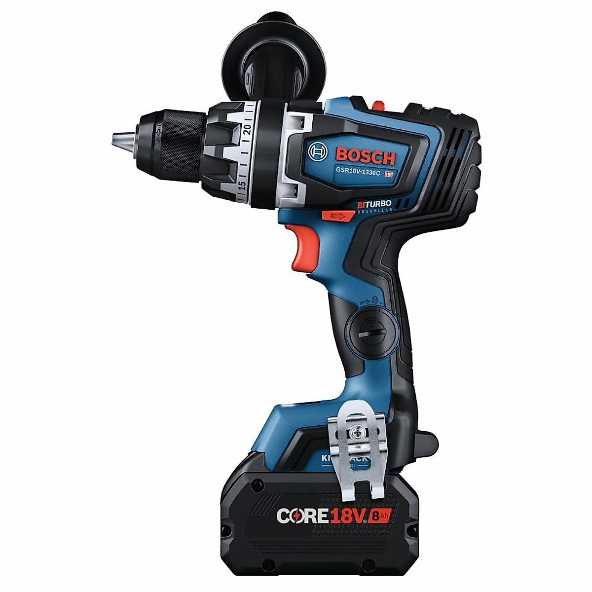 BOSCH GSR18V-1330CB14 PROFACTOR™ 18V Connected-Ready 1/2 In. Drill/Driver Kit with (1) CORE18V® 8 Ah High Power Battery