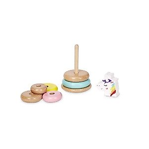Little Tikes Wooden Critters Unicorn Shape Stacker Developmental Toy