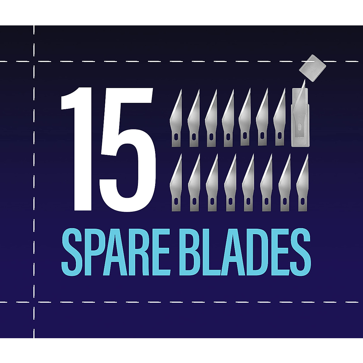 The Ultimate Precision Knife Bundle (10 Premium Precision Knives, 3 Precision Gliding Knives with 15 Replacement Blades) - M0