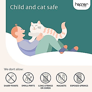 Hepper Stick Catnip Cat Kicker Toy - Durable 100% Organic American Catnip Bag - Minimalist Cat Toys/Kitten Toys for Indoor Cats, Cat Supplies for Indoor Cats, Cat Products for Cats with Cat Nip