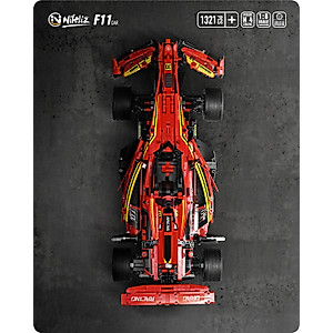 Nifeliz F11 Race Car Building Kit and Engineering Toy, Adult Collectible Technique Building Kit, 1:8 Scale Racing Car Model for Men Teens (1321 PCS)