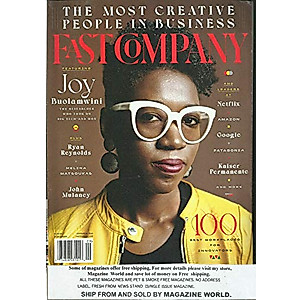 FAST COMPANY MAGAZINE THE MOST CREATIVE PEOPLE IN BUSINESS SEPTEMBER, 2020