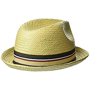 Brixton unisex adult Castor Fedora, Tan, Large US