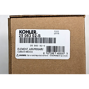 Kohler 25-083-02-S Air Element Genuine Original Equipment Manufacturer (OEM) Part
