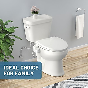 FANCUF Non-Electric Bidet - Self Cleaning Nozzle Fresh Water Bidet Toilet Seat Attachment, Uniform size, lingsad-0236