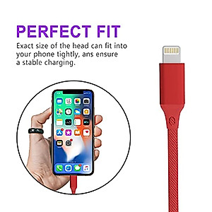 Bawanfa 20FT Long iPhone Charger Cord, Lightning Cable Extra Long Nylon Braided USB Charging Syncing Cable 2.4A Fast Charger Powerline Cable Compatible with iPhone 12 11 Pro X XS Max XR 8 7 6s 6 Plus