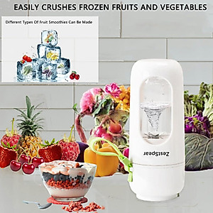 Portable Blender USB Rechargeable, Personal Size Blender for Shakes and Smoothies, Strong Cutting Power with 12 Blades, for Smoothies Shakes Baby Food and Proteins - Home Office Gym Sports and Travel