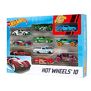 Hot Wheels City Ultimate Octo Car Wash Playset with No-Spill Water Tanks & 1 Color Reveal Car That Transforms with Water & Up & Set of 10 1:64 Scale Toy Trucks and Cars for Kids and Collectors