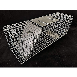 Autofather Humane Rat Trap Live Mouse Cage Trap, Animal Trap Cage (Easy to Set Humane Trap for Rabbits, Cats and Similar Sized Animals) - 24 in x 7.48 in x 8.26 in
