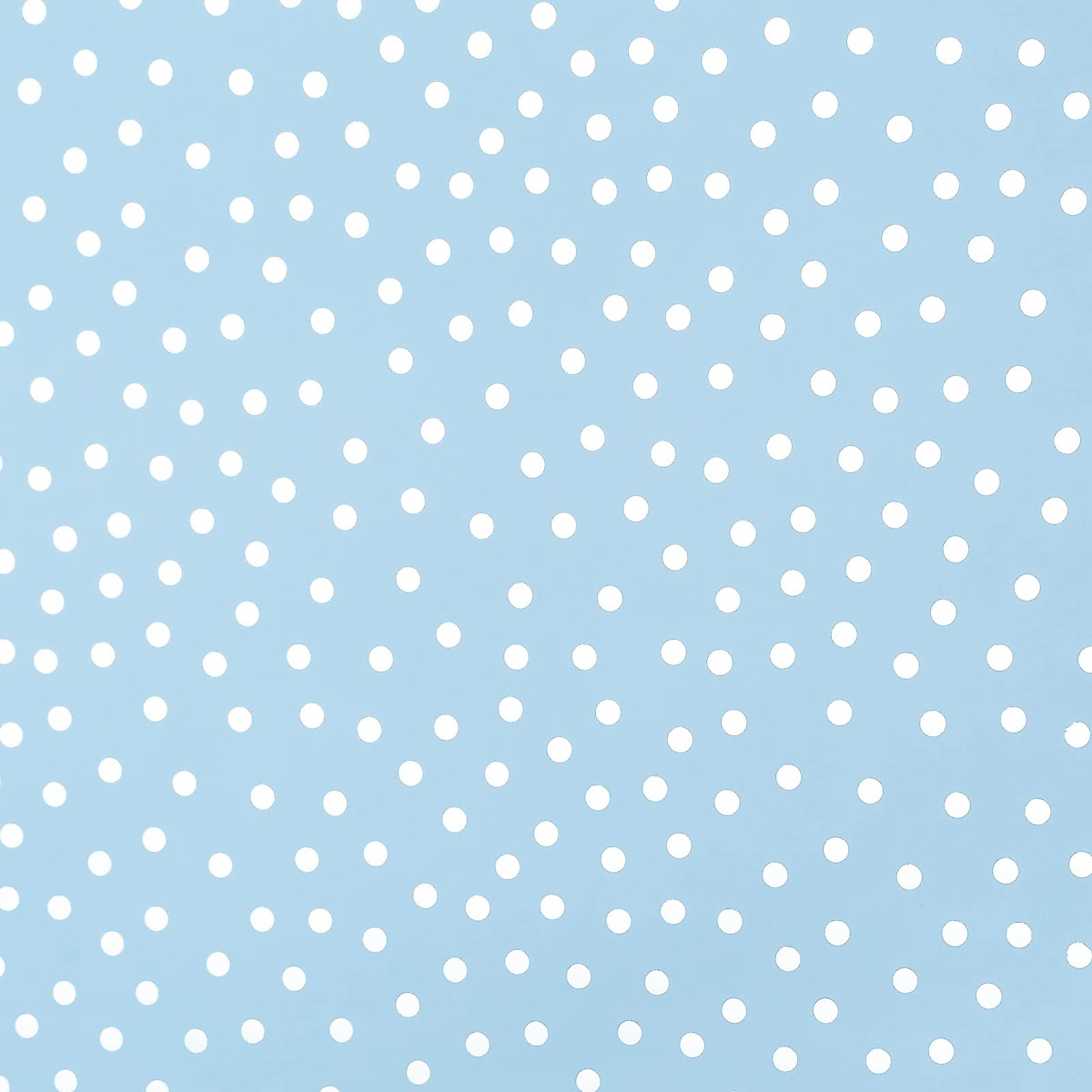 RUSPEPA Wrapping Paper Roll - Silver Foil Small Irregular Dots Baby Blue Background Design for Wedding, Birthday, Baby - shower, Congrats, and Holiday - 17 Inches X 32.8 Feet