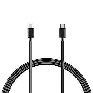 CJP-Geek Black 6ft 100W USB-C to USB-C Data Sync Power Adapter Charger Cord Cable Compatible with Surface Duo Go Pro X
