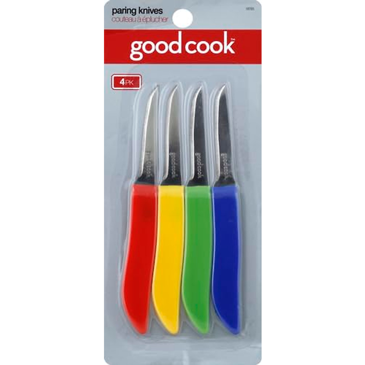 Good Cook 4-Piece Quick Paring Knife Set, multi-color, Small