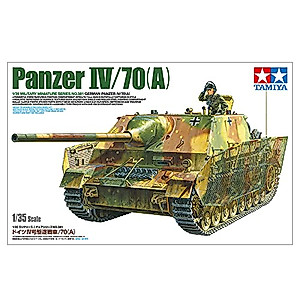 Tamiya German Panzer IV/70(A) Tank Plastic Model Kit, 1/35 Scale