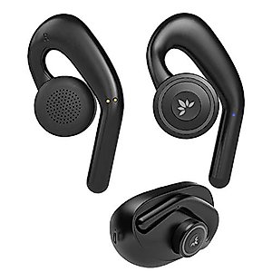 Avantree TWS116 - Open-Ear Wireless Headphones & Charging Dock with Surroundings Awareness, Mono & Stereo Modes, and Secure Nonadjustable Earhooks