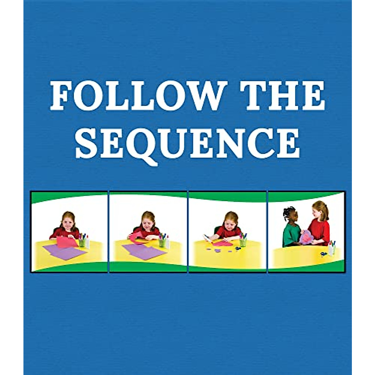 Carson Dellosa Education Carson Dellosa Learning to Sequence Pre-Reading Puzzle Game Set for Kids, Preschool Learning Activity, Storytelling Game for Classroom and Homeschool (42 pc), 9" x 2" x 9"