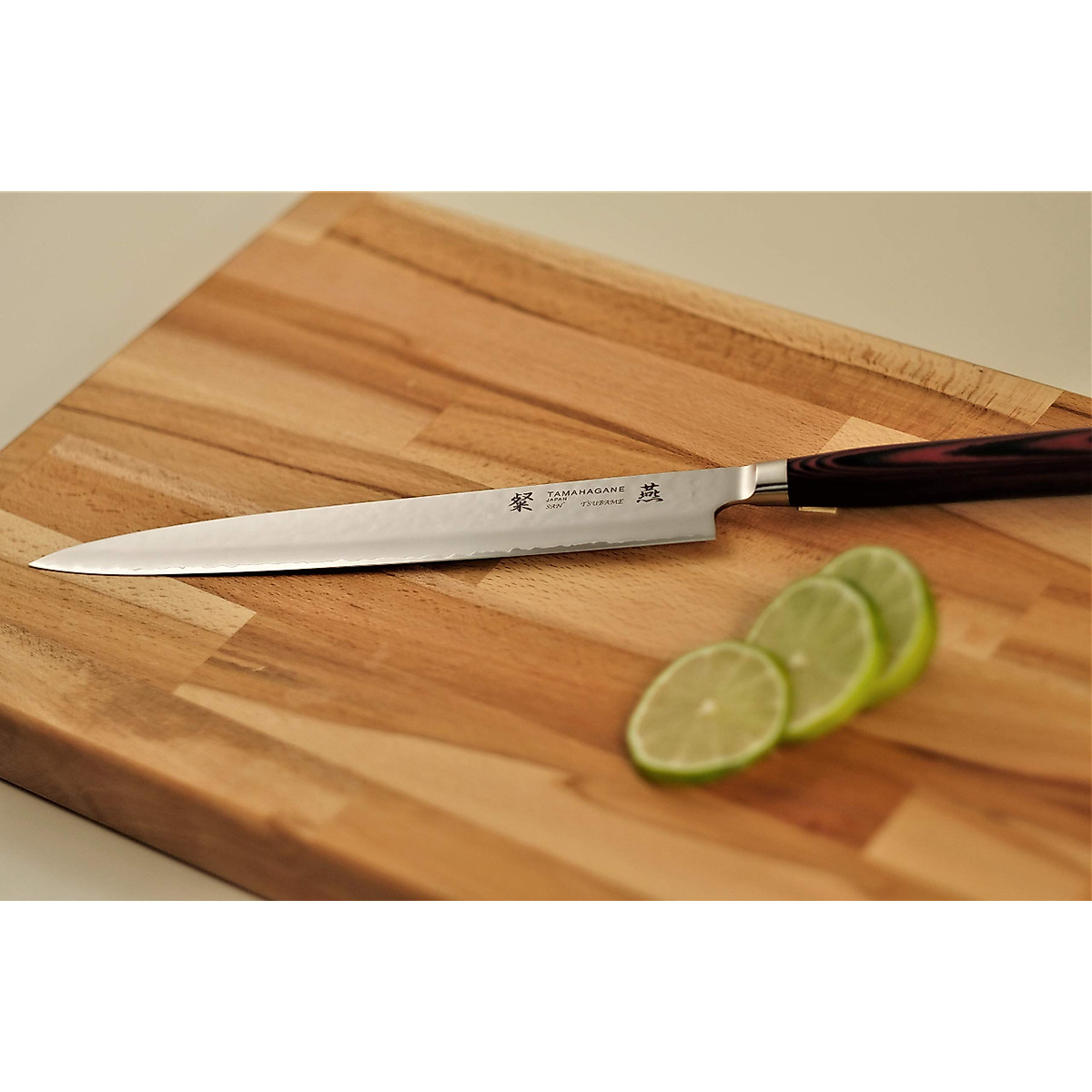 Hyabusa Cutlery Hyabusa Sashimi Knife, 9.5-Inch, Burgundy