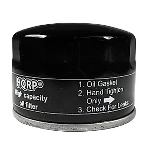 HQRP Oil Filter compatible with Kohler 12 050 01-S 1205001S 1205001 12 050 08 12-050-08s Replacement for Kohler CH11-CH16 CH18-CH25 CH410-CH450 CV13-CV16 CV18-CV25 CV430-CV493 SV470-SV620 Engines