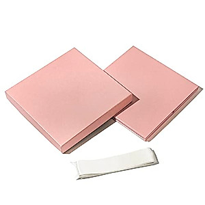 RUSPEPA Medium Birthday Gift Box with Lids, Ribbon and Tissue Paper, Collapsible Gift Box - 1 Pcs, 9x9x9 Inches, Pink