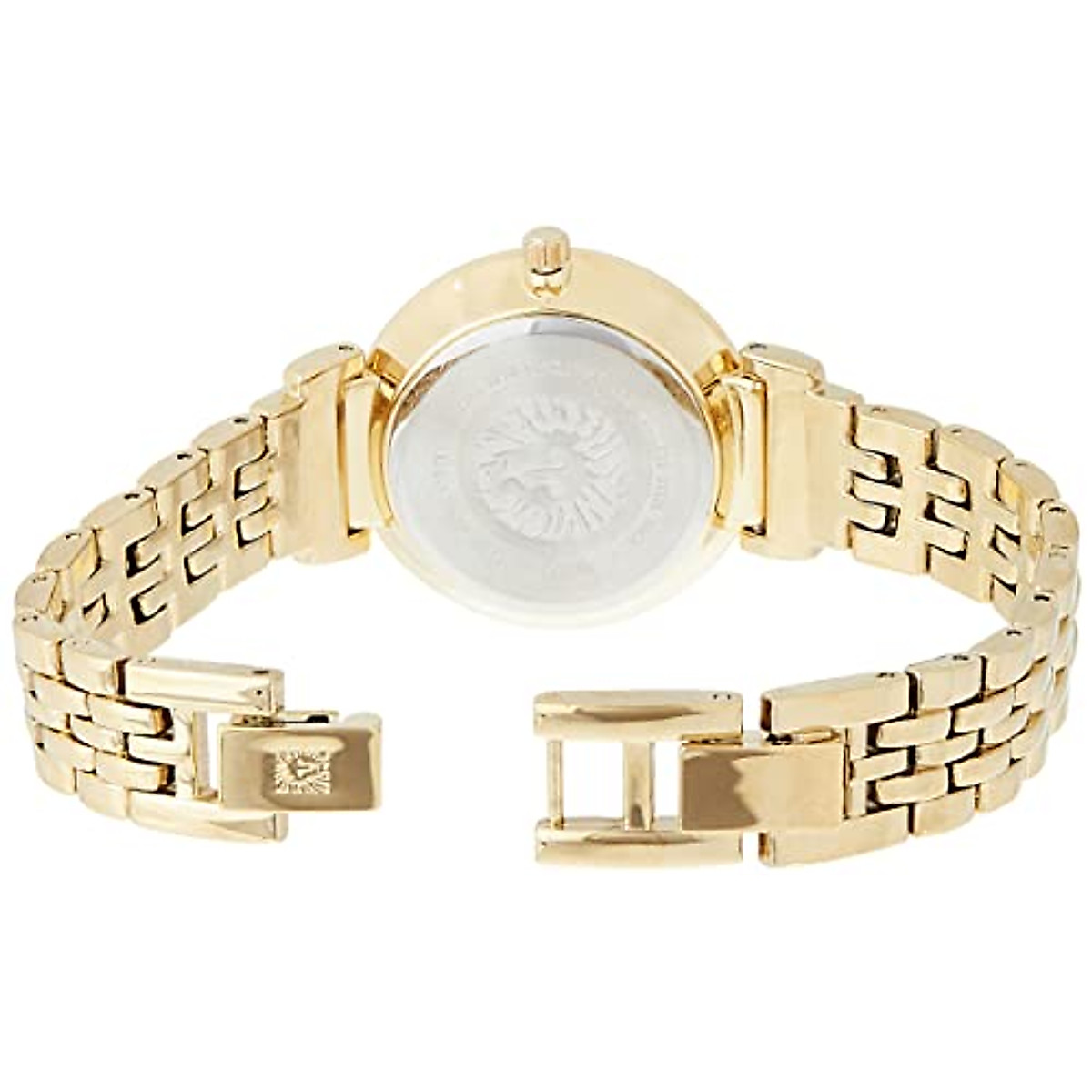 Anne Klein Women's AK/2158GYGB Gold-Tone Bracelet Watch