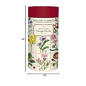 Cavallini Papers & Co. Botanic Garden 1,000 Piece Puzzle, Multi
