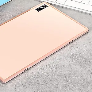 10 Inch Tablet, Gold HD Tablet for Kids Home Travel US Plug