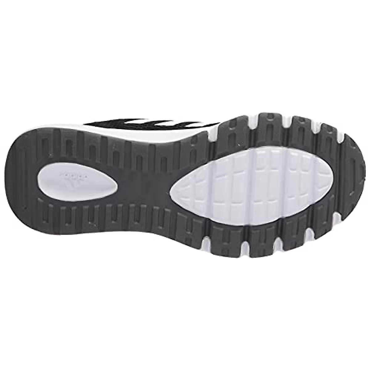 adidas Women's Flex 2 Running Shoe, Black/White/Grey, 8.5