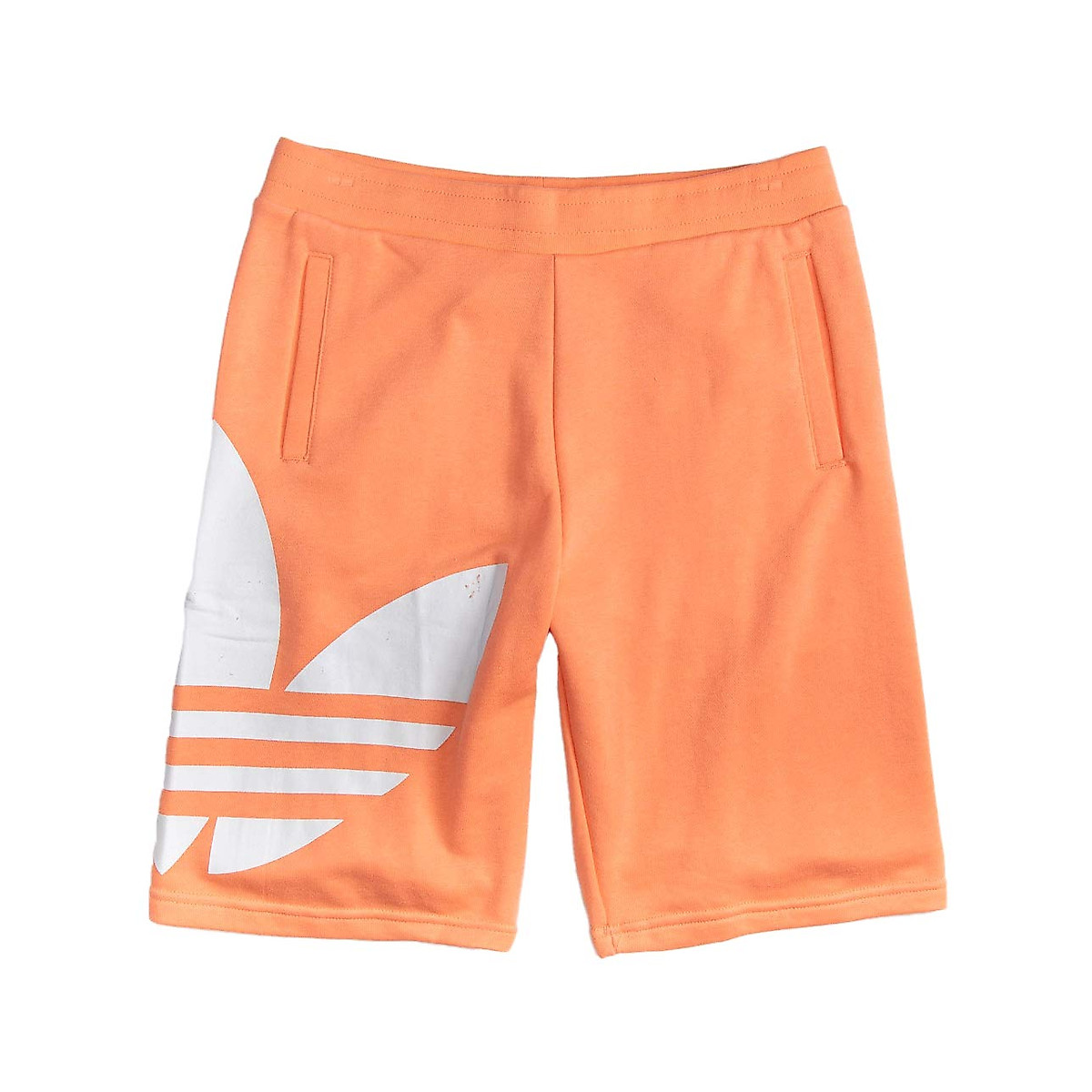 adidas Originals Kids Unisex Big Trefoilshort Chalk Coral/White X-Large