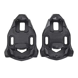 ZPSHYD 1 Pair Bike Cleat Set, Plastic Black Road Bike Cycling Pedal Cleat Lock Anti-Skid Road Bike Cleat for Riding