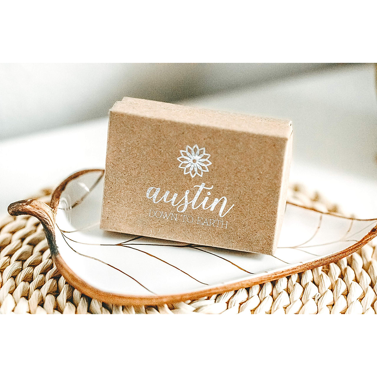 Sterling Silver Moon and Star Earrings - 925 Silver Double Piercing Earrings Set - Chain Earrings for Women - Second Piercing - Two Holes - Austin Down to Earth