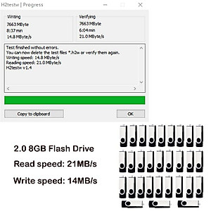 lcwamy USB 8GB USB Flash Drive 50 Pack Bulk USB Flash Drives 8GB Thumb Drive 50 Pack USB2.0 Flash Drive 8GB Pen Drive USB Drive Pack 8GB USB Memory Stick (Black, No Logo)
