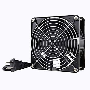 Wathai AC 12038 120mm x 38mm 110V 120V Dual Ball Metal Cooling Axial Fan High Airflow