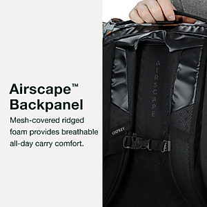 Osprey Transporter Roll Top Laptop Backpack, Black