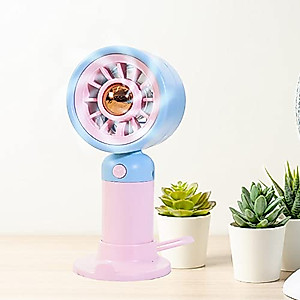 Guolarizi Hesroicy Fan 5 USB Charging Design Strong Power Low Noise Grille Compact Size Electric Fan Home Vintage Fans Metal