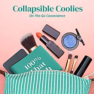 Sassy, Waterproof 100% That Turquoise Can Cooler. Durable Neoprene Beer, Soda, Water, or Other Beverage Sleeve. Novelty Drink Coolie is a Great Party or Bday Gift for Your Friend or Sister, 12 oz