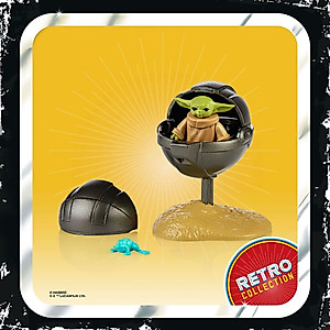 STAR WARS Retro Collection The Child Toy 3.75-Inch-Scale The Mandalorian Action Figure with Accessories, Toys for Kids Ages 4 and Up,F2023