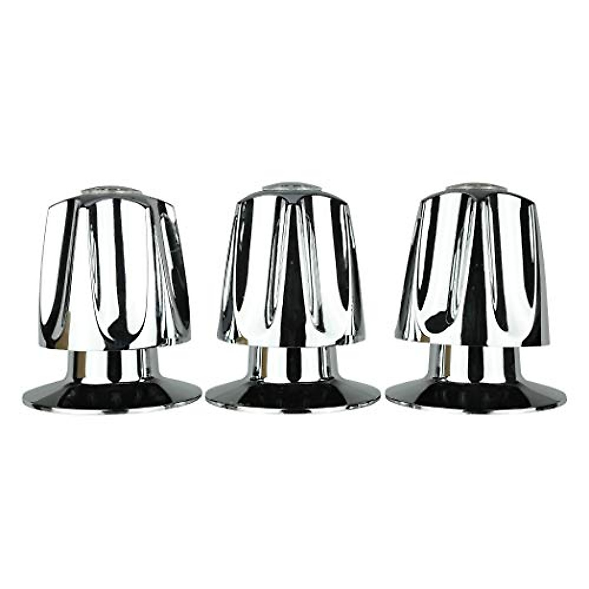 Danco 81428 Bathtub and Shower 3-Handle Remodel Kit for Price Pfister Tub/Shower Handle Restoration,(Pack of 3), Chrome