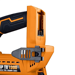 Freeman PE20VT31618 20 Volt Cordless 3-in-1 16 and 18 Gauge Nailer / Stapler (Tool Only) – 1300 Shots per Charge