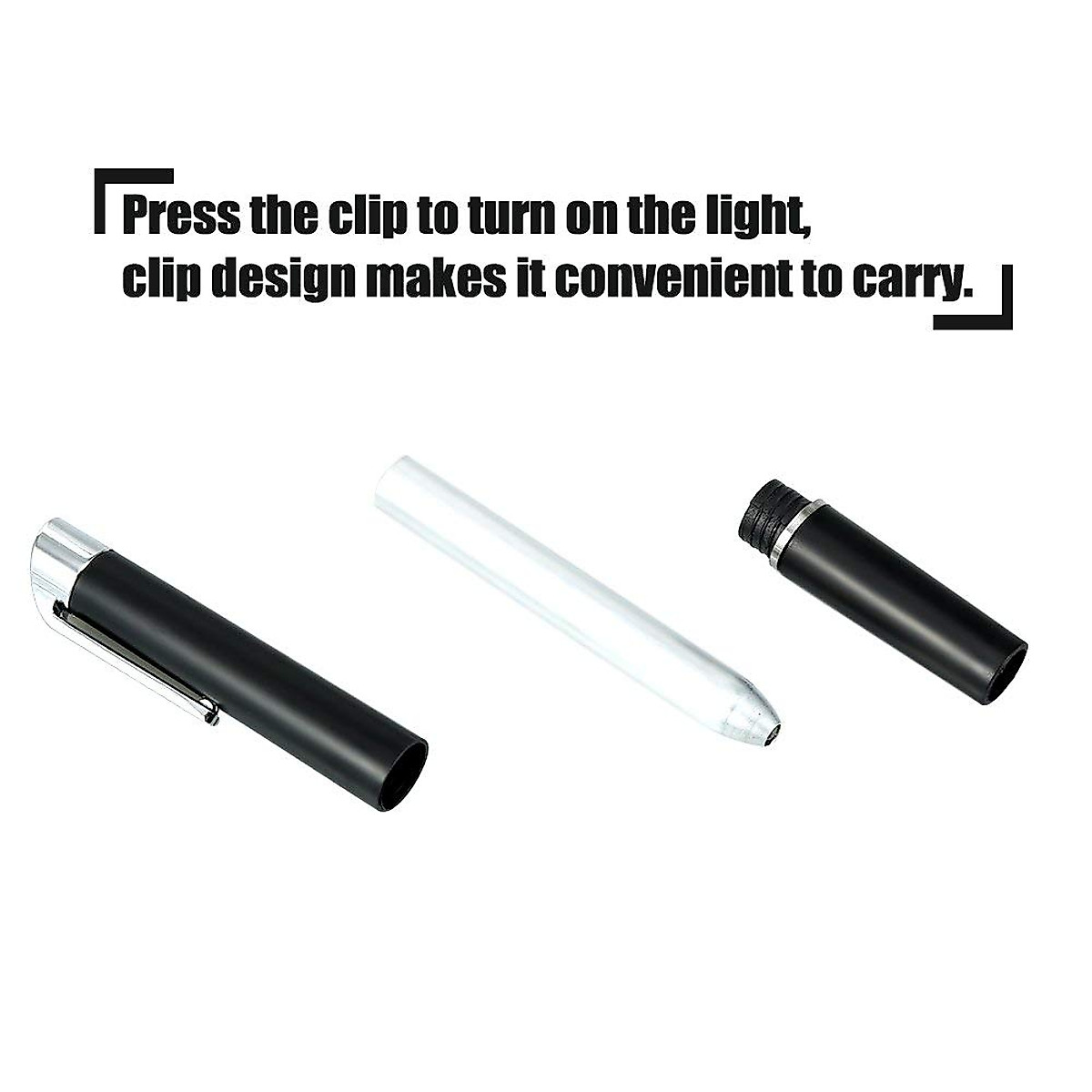 RBSD Ear Care Penlight, Diagnostic Penlight, with 5 Heads for Nurses Doctor Different Sizes Home Use