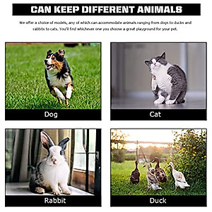 BestPet 30 Inch Dog Playpen Dog Fence Metal Wire Portable Pet Playpen Dog Pen Indoor Outdoor Exercise Pen for Dogs Cats Dog Gates with Doors Dog Crate Kennel Cage, Black