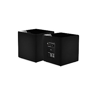KEF Kube8b 8 Inch 300 Watt Powered Subwoofer (Black)